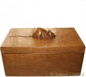ROBERT MOUSEMAN THOMPSON OAK TRINKET BOX – Ingnet