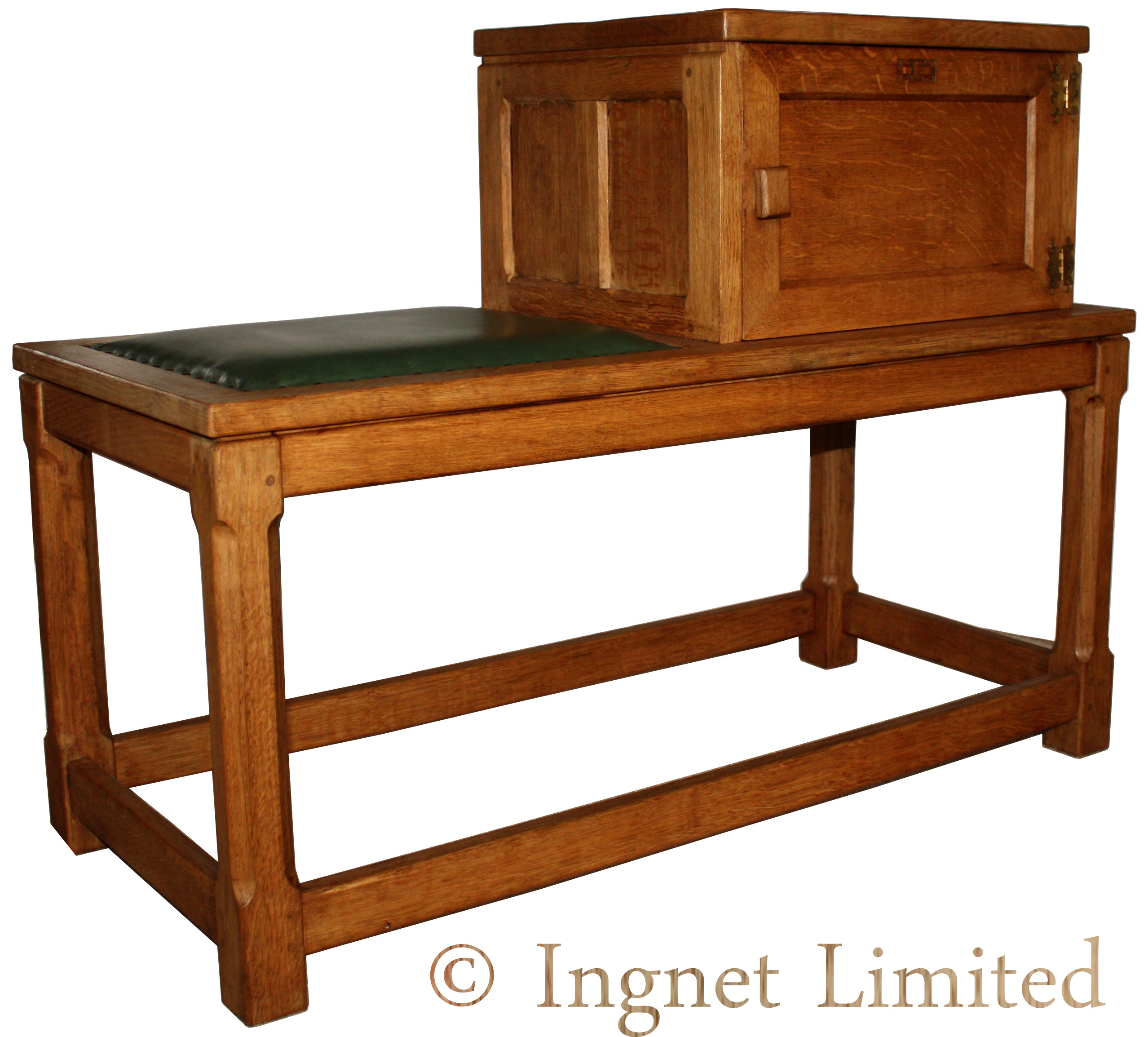 YORKSHIRE OAK ADZED TELEPHONE TABLE – Ingnet