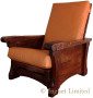 ROBERT MOUSEMAN THOMPSON EARLY ADZED OAK READING CHAIR – Ingnet