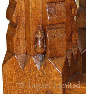 ROBERT MOUSEMAN THOMPSON LARGE 8 ft ADZED ECCLESIASTICAL TABLE – Ingnet