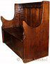 ROBERT MOUSEMAN THOMPSON 1930s OAK SETTLE/BENCH – Ingnet