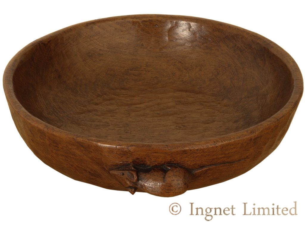 ROBERT MOUSEMAN THOMPSON EARLY OAK FRUIT BOWL – Ingnet