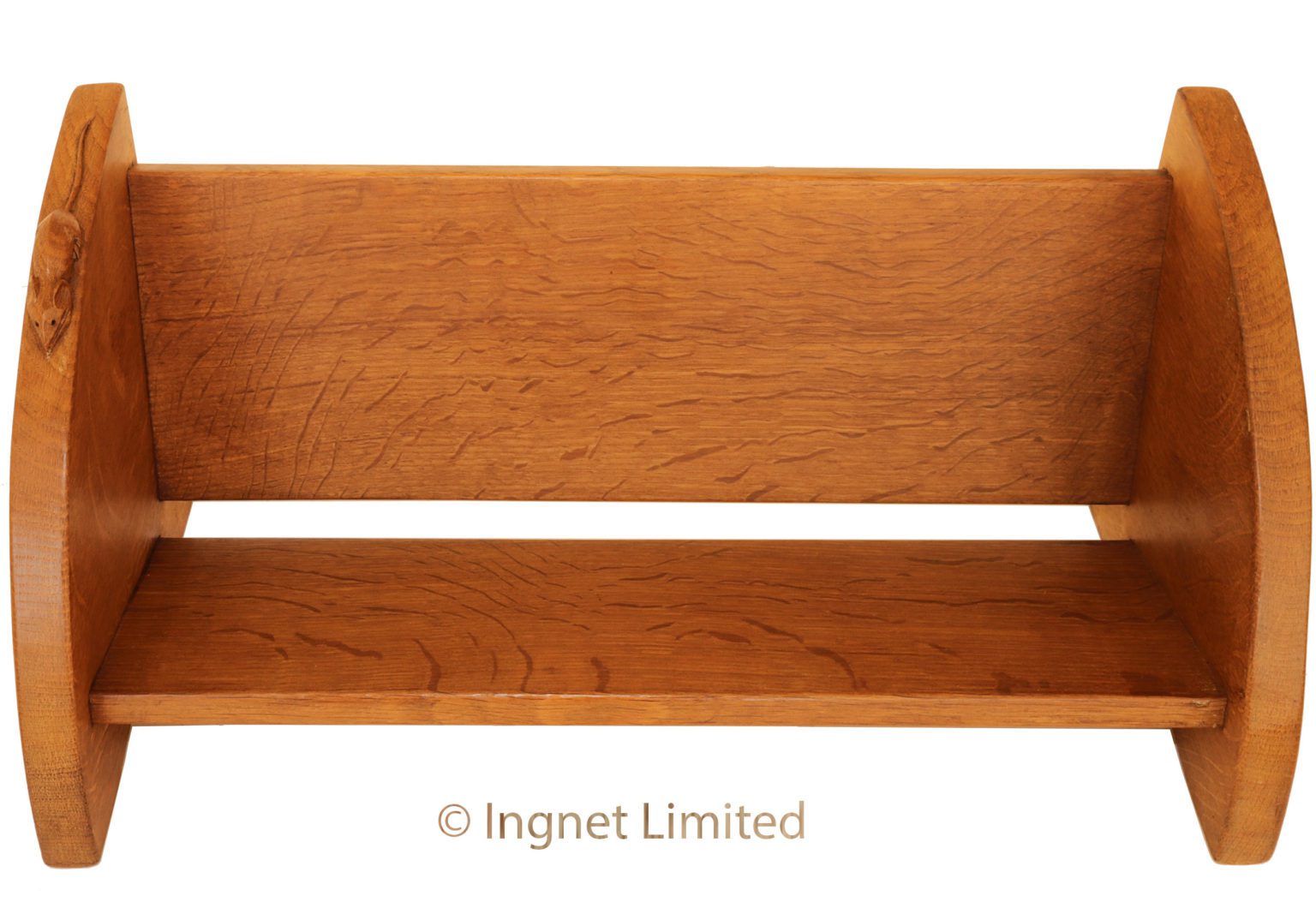 ROBERT MOUSEMAN THOMPSON ADZED OAK BOOK TROUGH – Ingnet