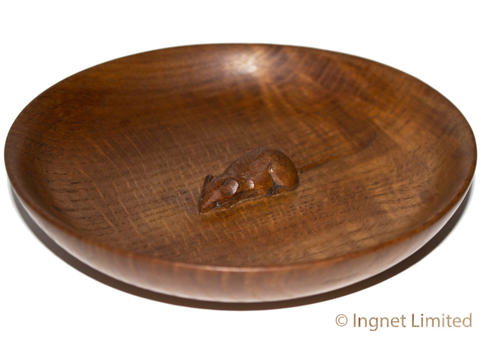 ROBERT MOUSEMAN THOMPSON OAK NUT BOWL – Ingnet