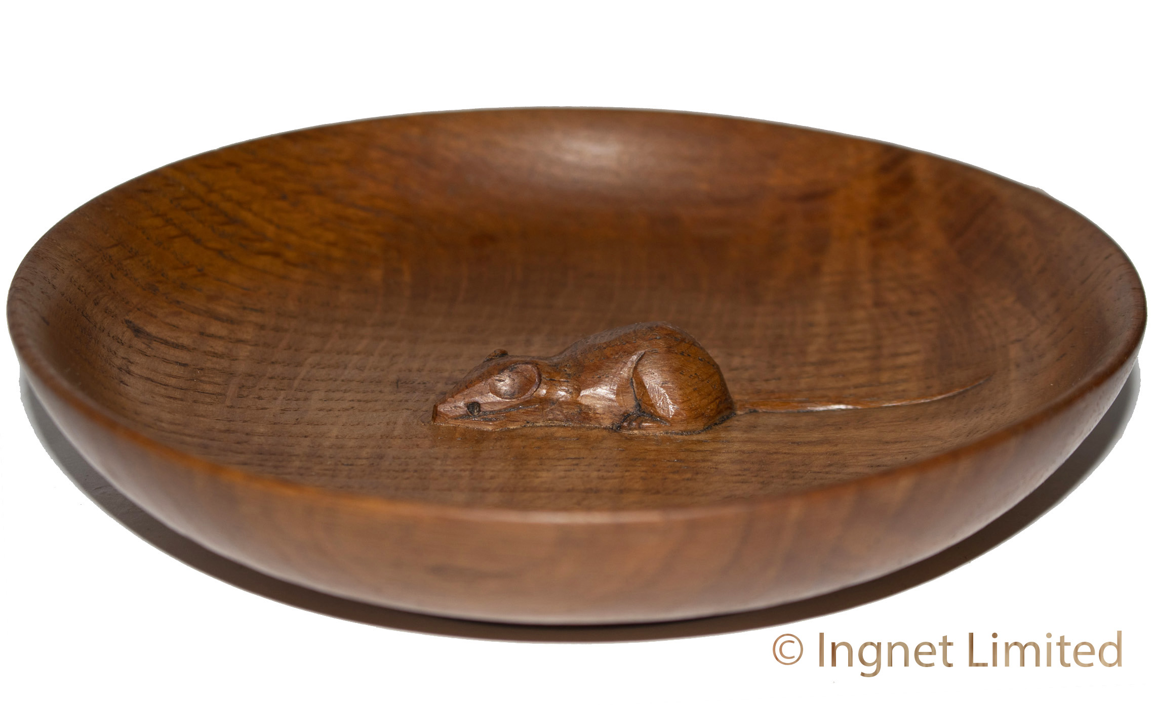 ROBERT MOUSEMAN THOMPSON OAK NUT BOWL – Ingnet