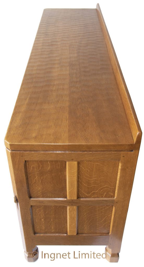 ROBERT MOUSEMAN THOMPSON 6FT ADZED OAK SIDEBOARD – Ingnet