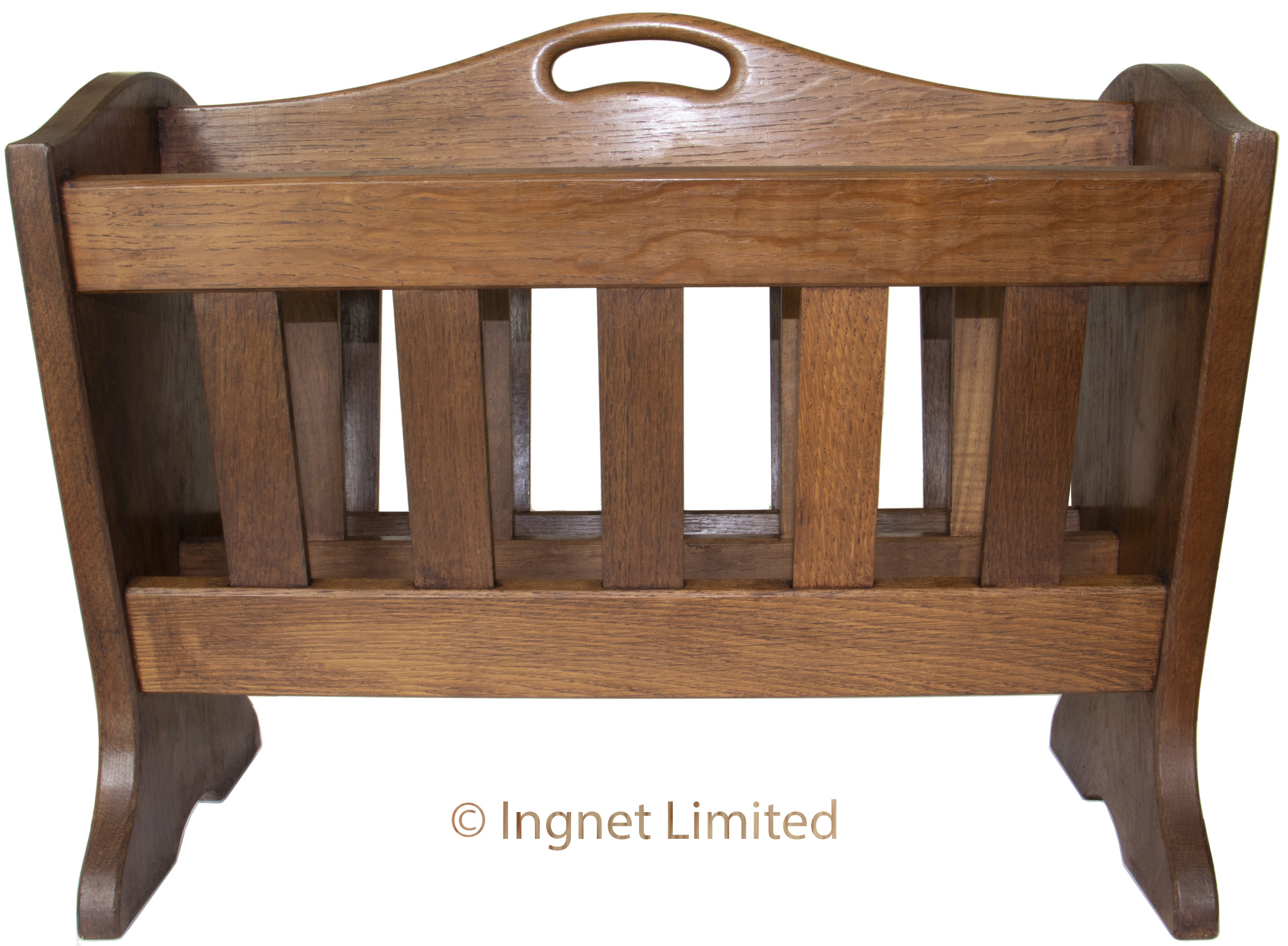 ACORNMAN OAK MAGAZINE RACK - Ingnet