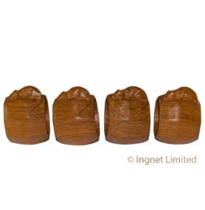 ROBERT MOUSEMAN THOMPSON SET OF FOUR CLASSIC OAK NAPKIN RINGS – Ingnet
