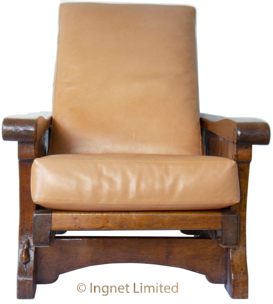 ROBERT MOUSEMAN THOMPSON RARE EARLY OAK READING CHAIR – Ingnet