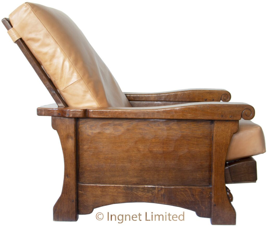 ROBERT MOUSEMAN THOMPSON RARE EARLY OAK READING CHAIR – Ingnet