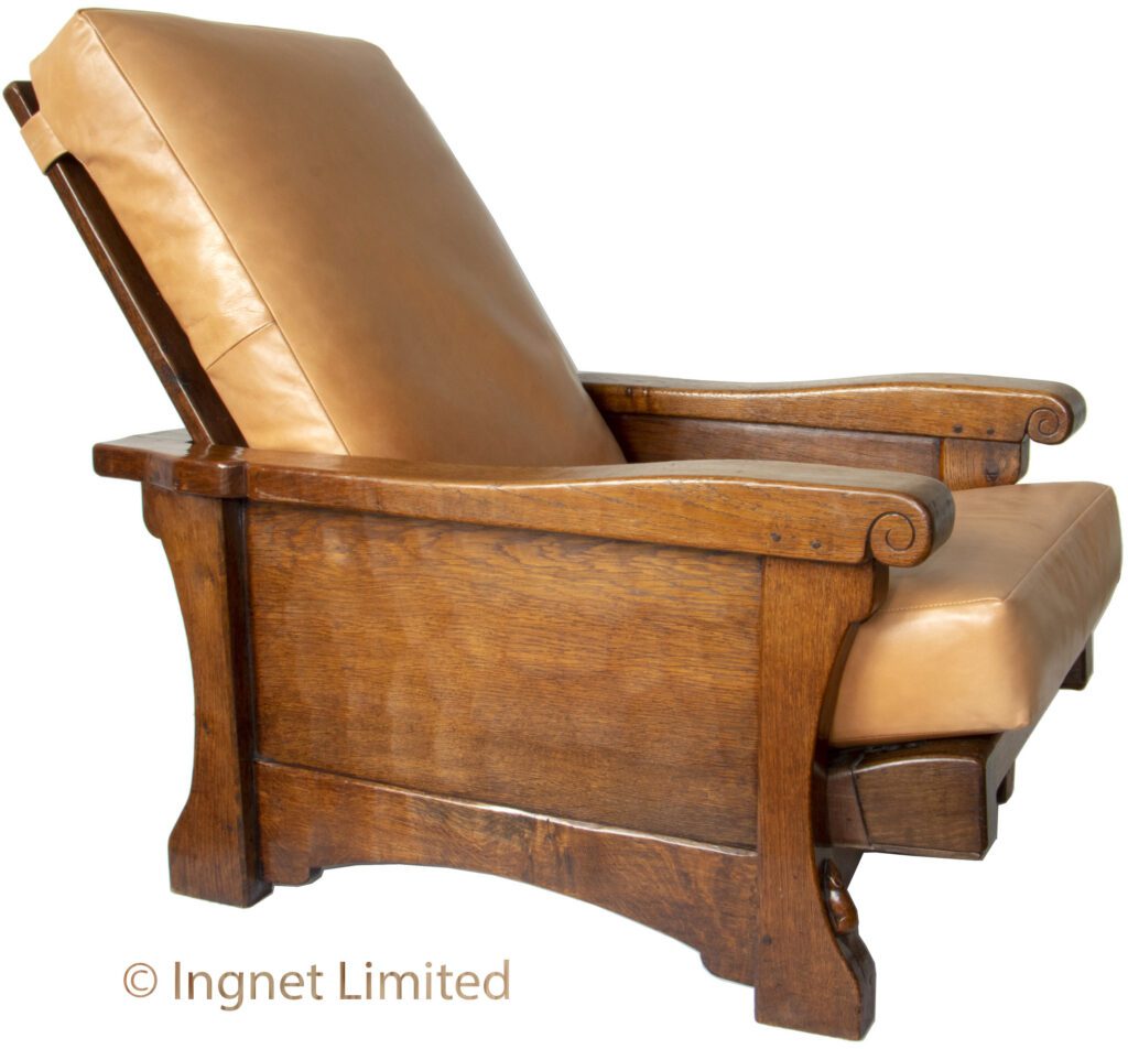 ROBERT MOUSEMAN THOMPSON RARE EARLY OAK READING CHAIR – Ingnet