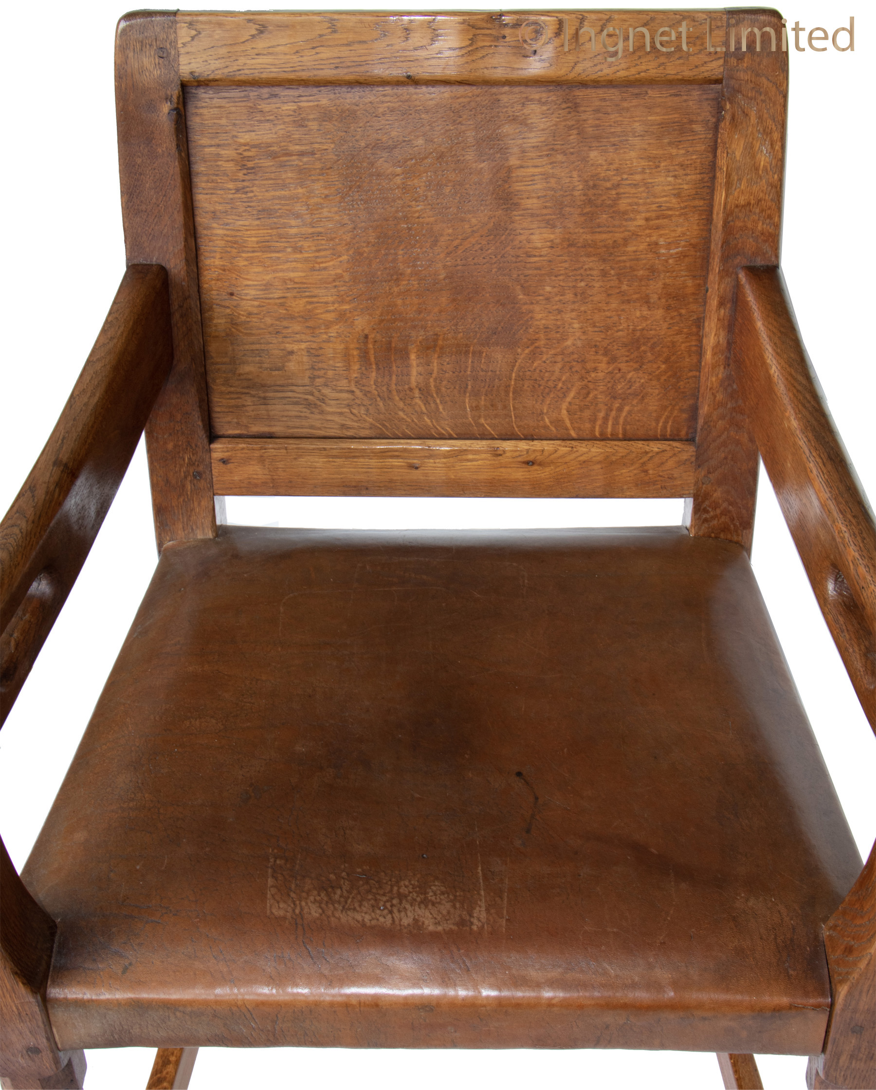 ROBERT MOUSEMAN THOMPSON RARE EARLY OAK CHAIR - Ingnet