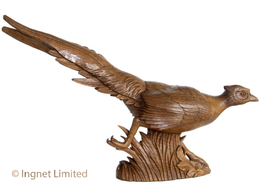 ROBERT MOUSEMAN THOMPSON CARVED OAK PHEASANT – Ingnet
