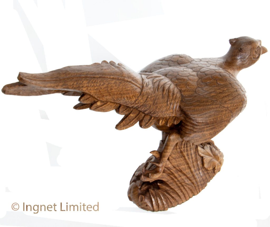 ROBERT MOUSEMAN THOMPSON CARVED OAK PHEASANT – Ingnet
