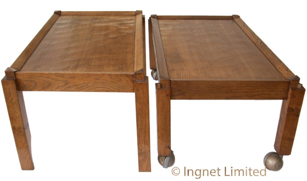 R E INGHAM KINGPOST ADZED OAK TROLLEY – Ingnet