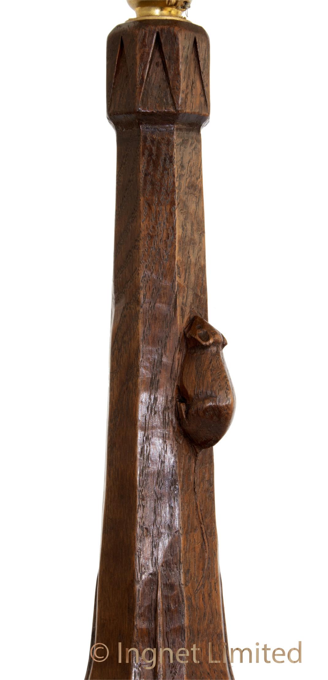 ROBERT MOUSEMAN THOMPSON CLASSIC TALL OAK TABLE LAMP – Ingnet
