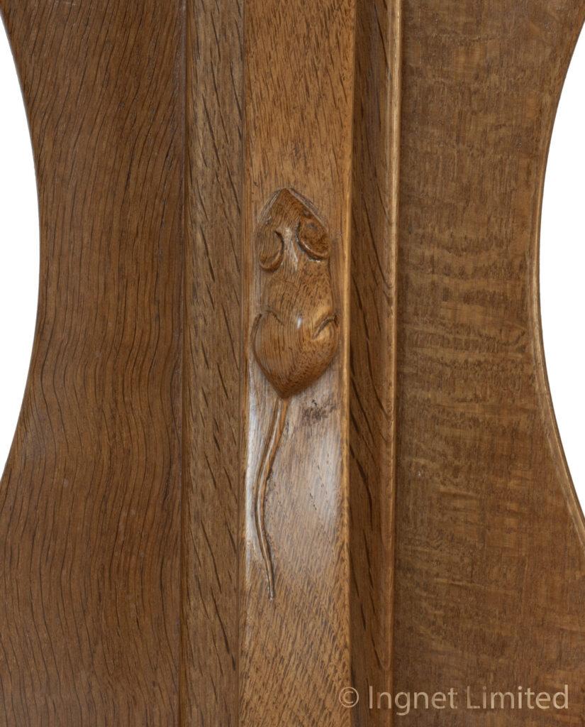 ROBERT MOUSEMAN THOMPSON OCTAGONAL VINTAGE ADZED OAK COFFEE TABLE – Ingnet