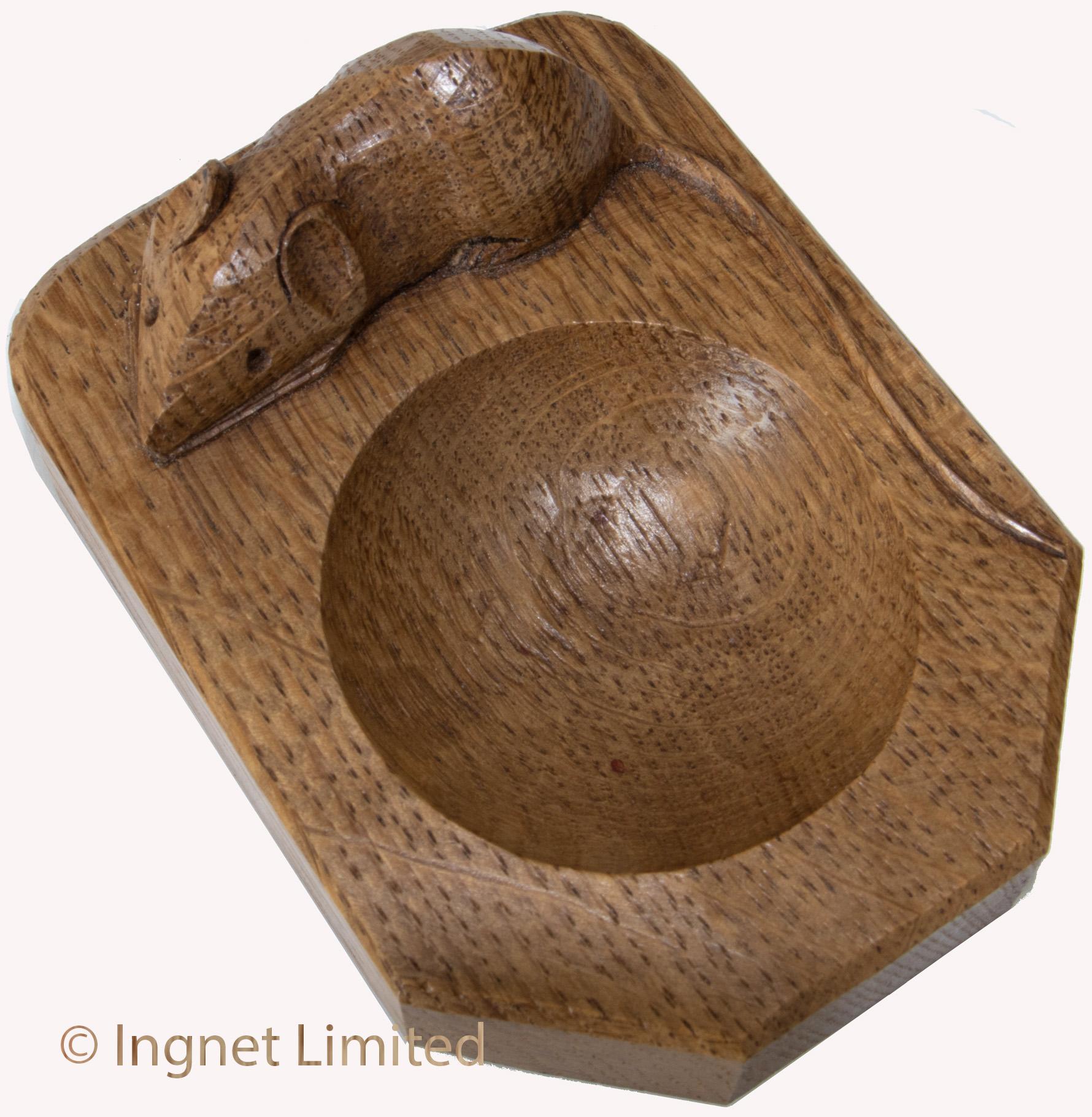 ROBERT MOUSEMAN THOMPSON OAK PIN TRAY – Ingnet