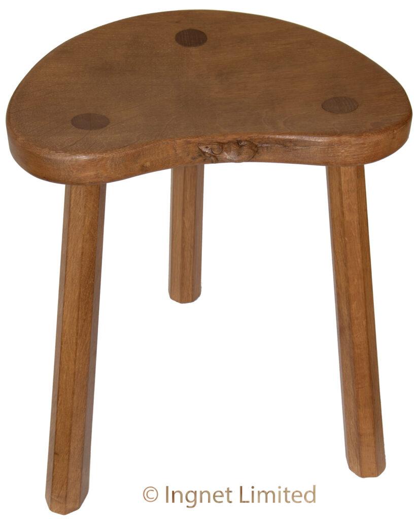 ROBERT MOUSEMAN THOMPSON 3 LEGGED STOOL – Ingnet