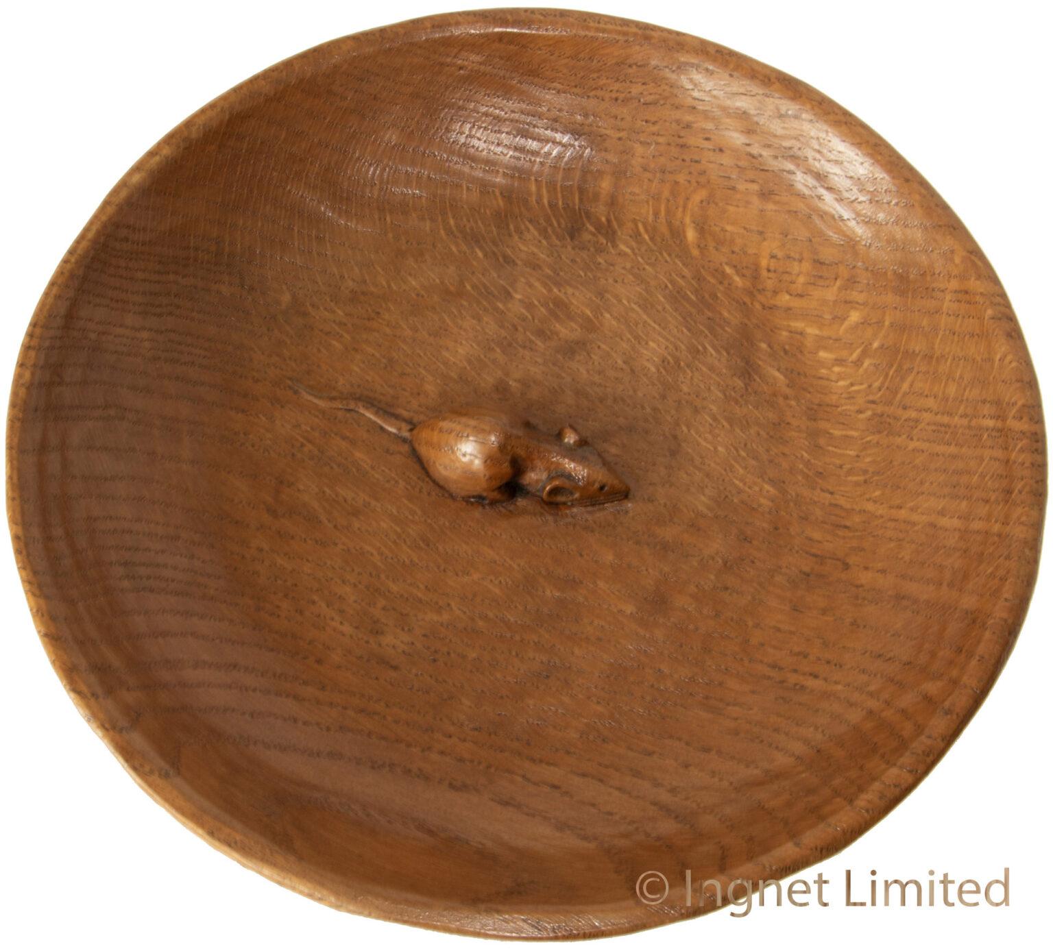 ROBERT MOUSEMAN THOMPSON VINTAGE OAK FRUIT BOWL – Ingnet