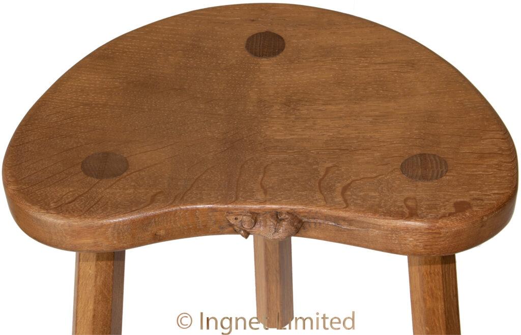 ROBERT MOUSEMAN THOMPSON 3 LEGGED STOOL – Ingnet