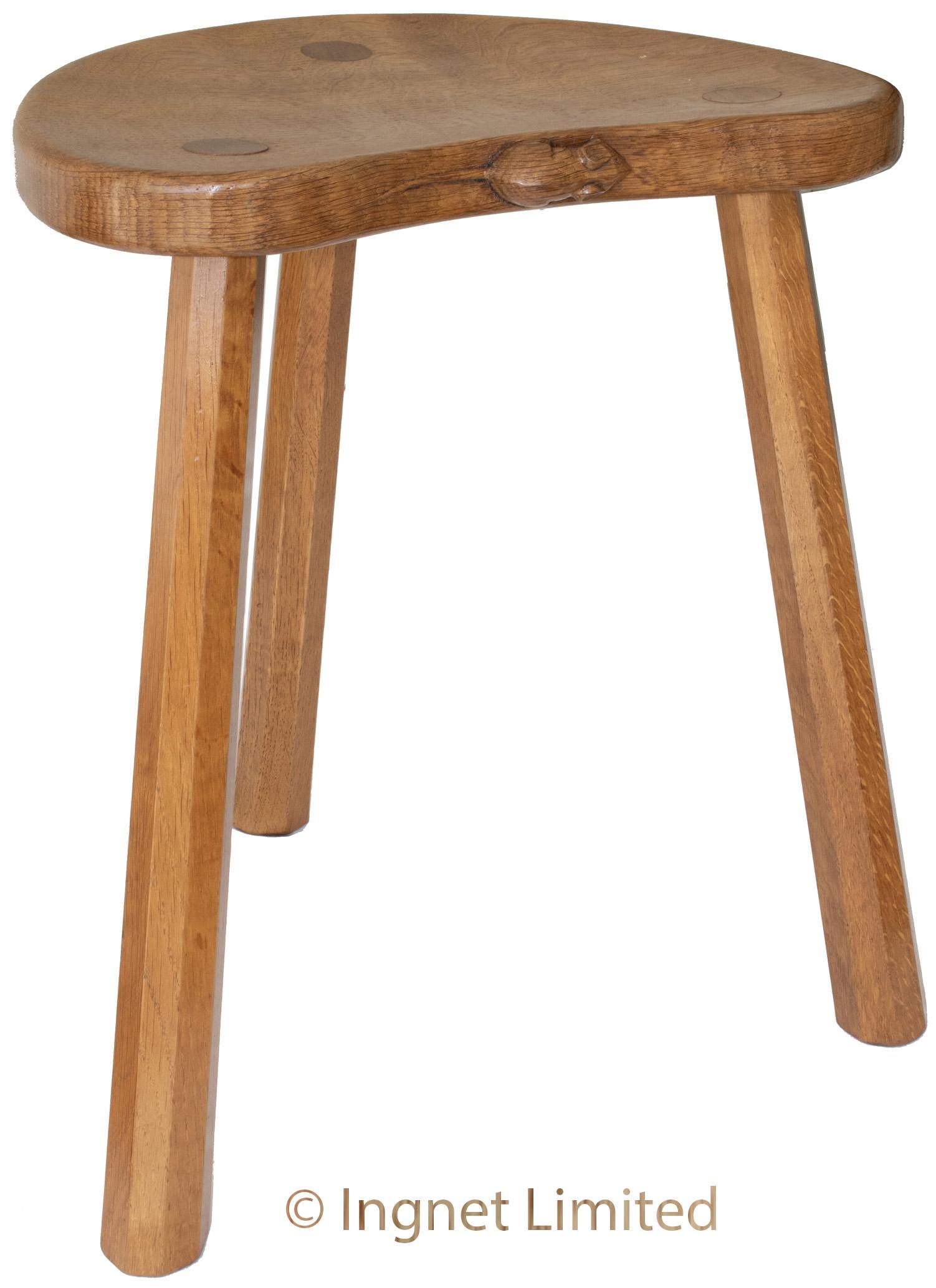 ROBERT MOUSEMAN THOMPSON MILKNG STOOL – Ingnet