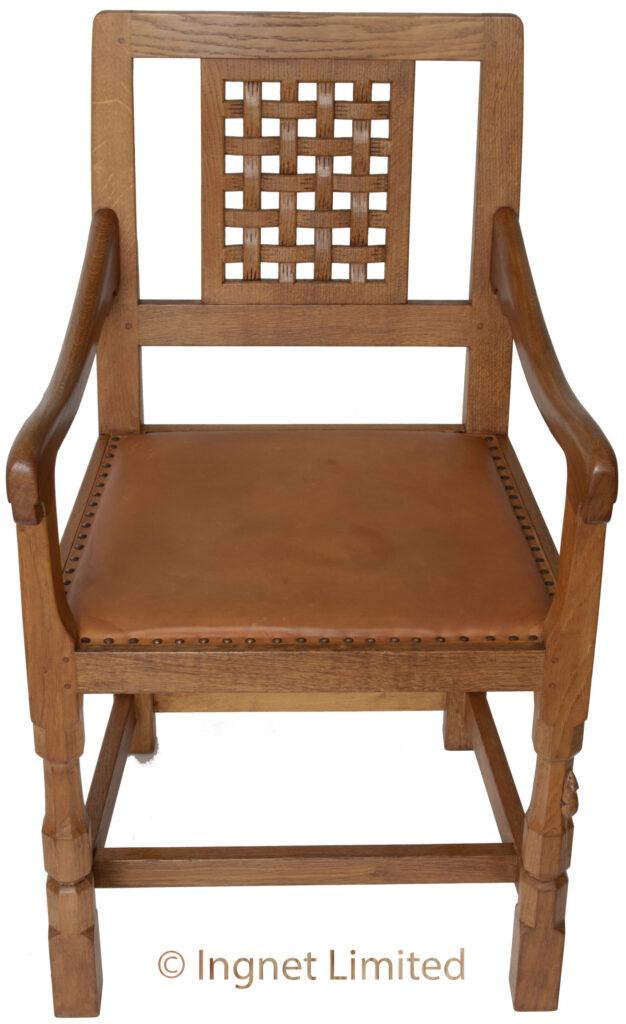 ROBERT MOUSEMAN THOMPSON OAK ARMCHAIR CHAIR – Ingnet