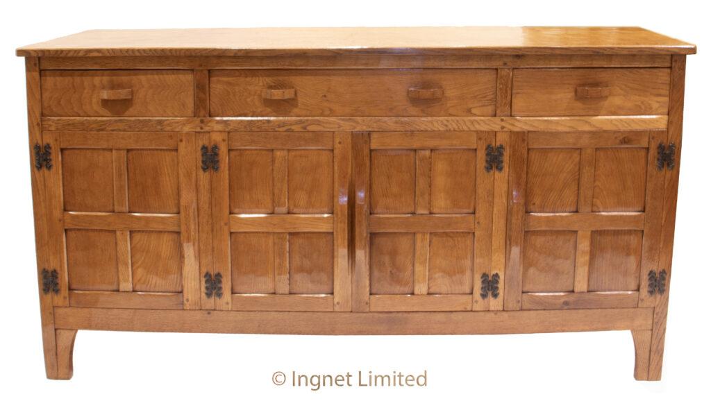 KINGPOST YORKSHIRE OAK FULLY ADZED SIDEBOARD – Ingnet
