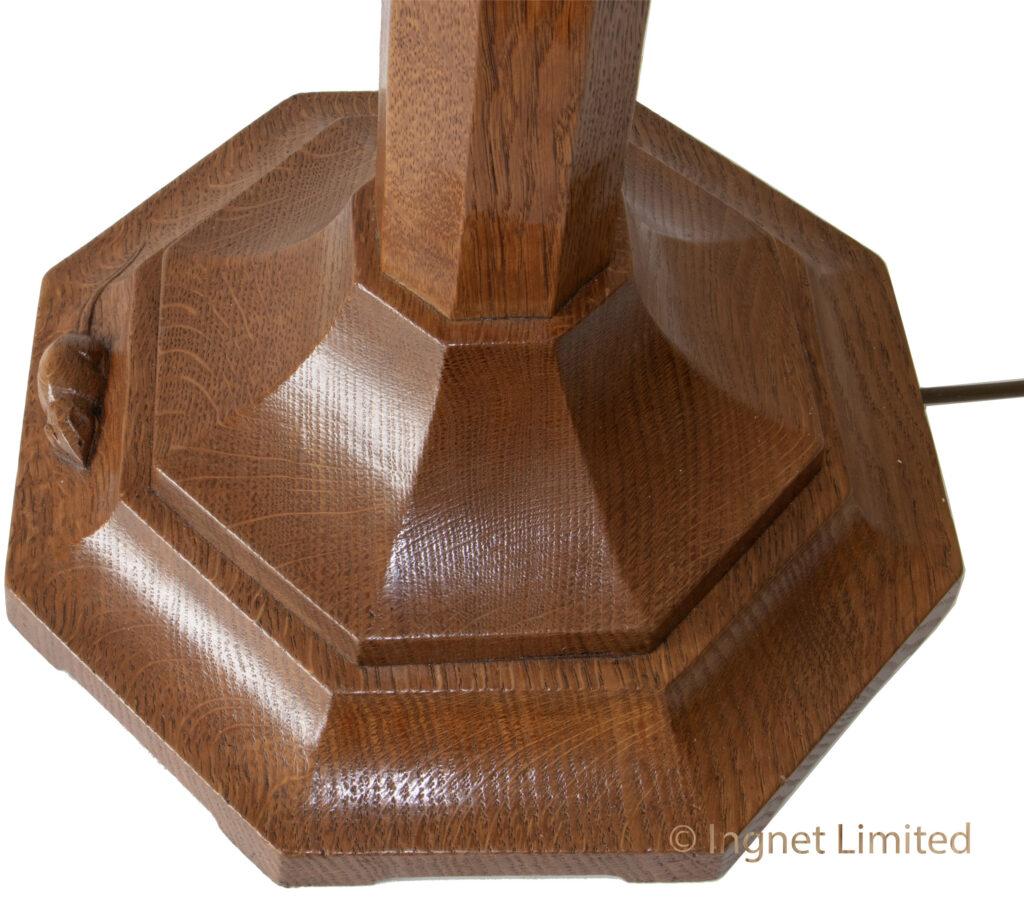 ROBERT MOUSEMAN THOMPSON VINTAGE OAK STANDARD LAMP – Ingnet