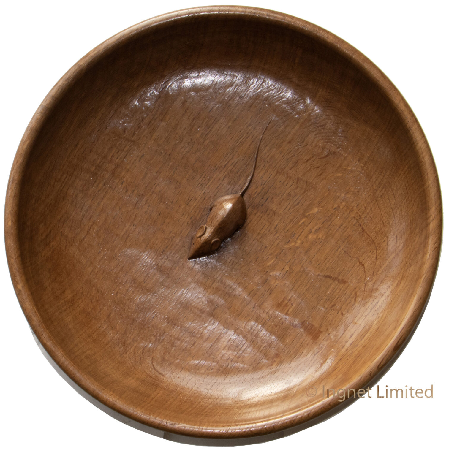 ROBERT MOUSEMAN THOMPSON ADZED OAK FRUIT BOWL – Ingnet