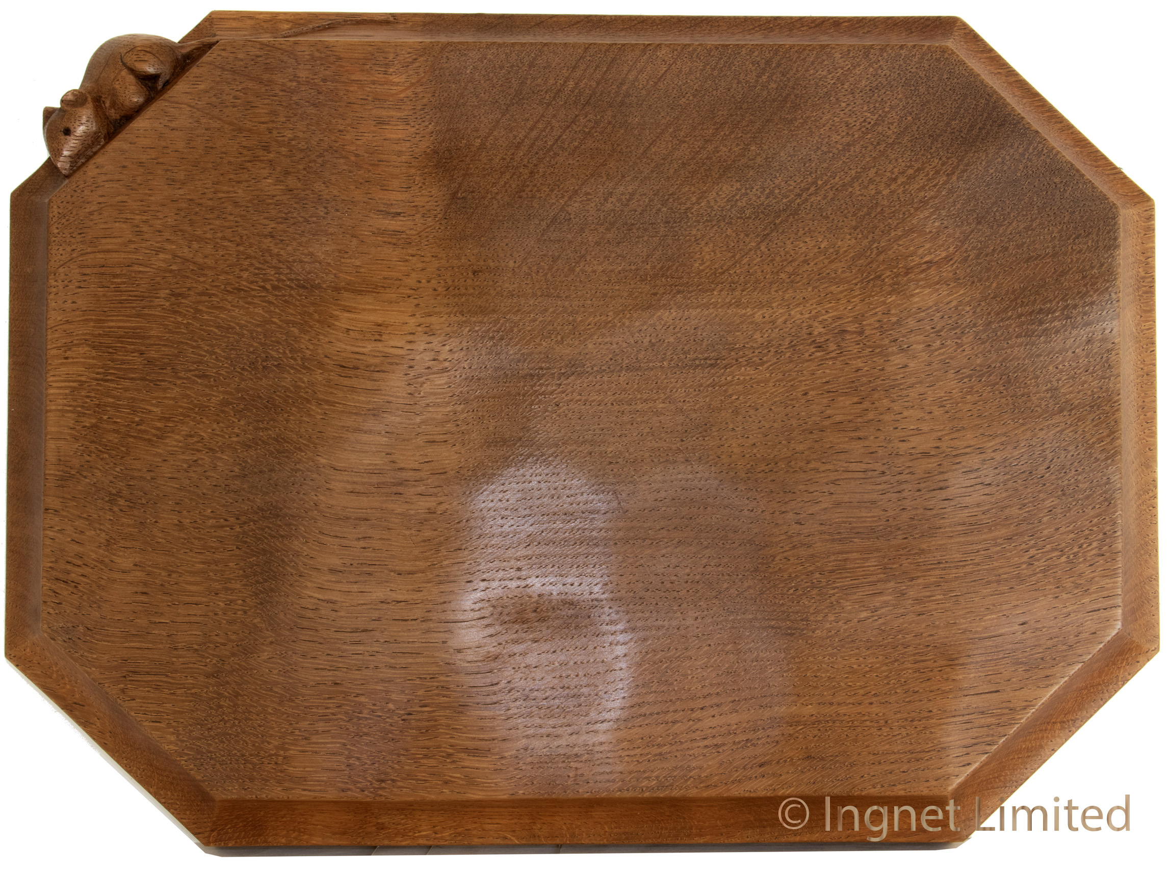 ROBERT MOUSEMAN THOMPSON LARGE SOLID OAK ADZED CHOPPING BOARD – Ingnet