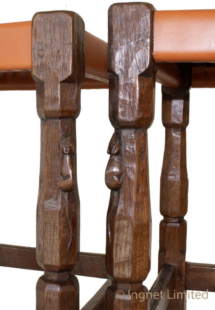 A PAIR OF ROBERT MOUSEMAN THOMPSON EARLY STOOLS – Ingnet