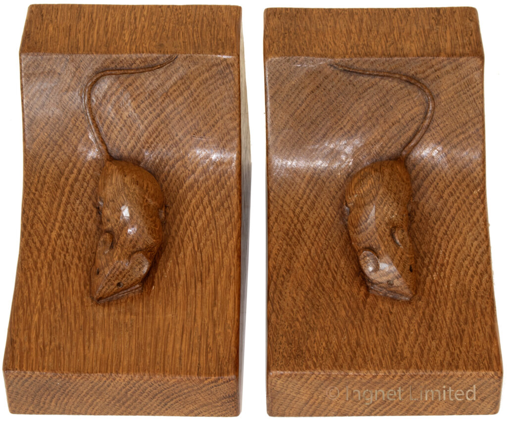 ROBERT MOUSEMAN THOMPSON PAIR OF BOOK ENDS – Ingnet