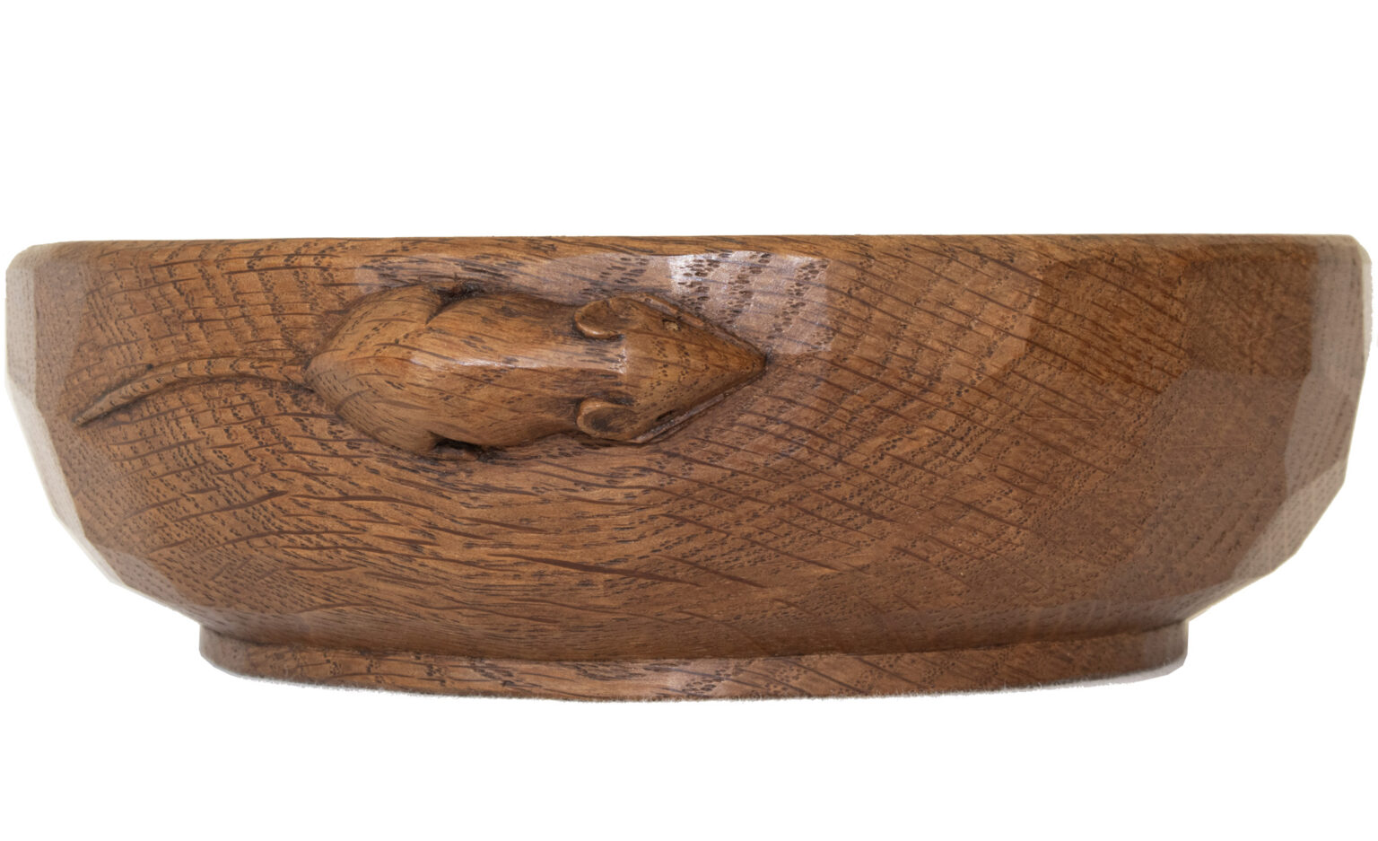 ROBERT MOUSEMAN THOMPSON OAK ADZED NUT BOWL – Ingnet