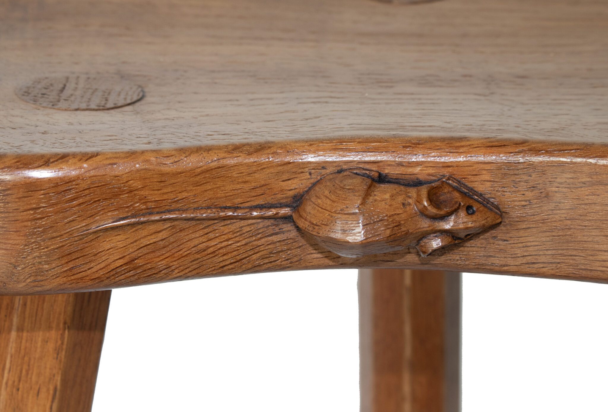 ROBERT MOUSEMAN THOMPSON THREE LEGGED CALF STOOL – Ingnet