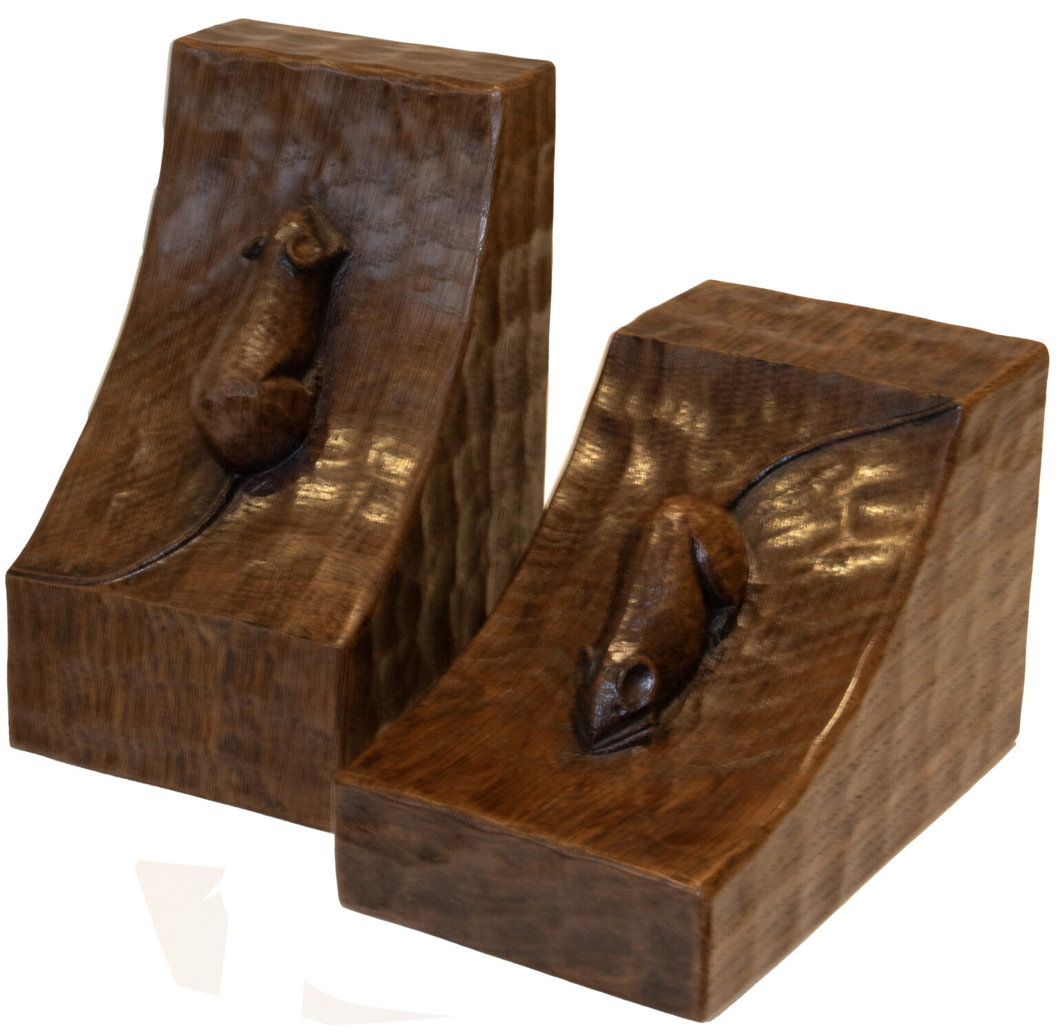 ROBERT MOUSEMAN THOMPSON 1960’s OAK BOOK ENDS – Ingnet